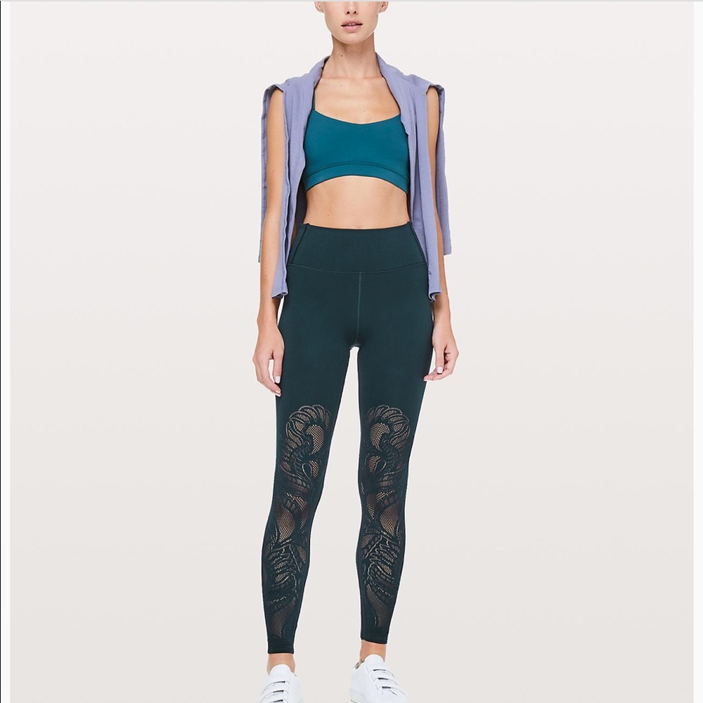 Lululemon Lace Inset Right Bnwot - Gem